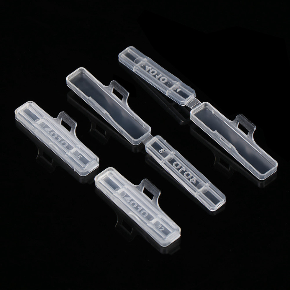 Clear plastic box for electrical Cable labels Cable label box name tag ...