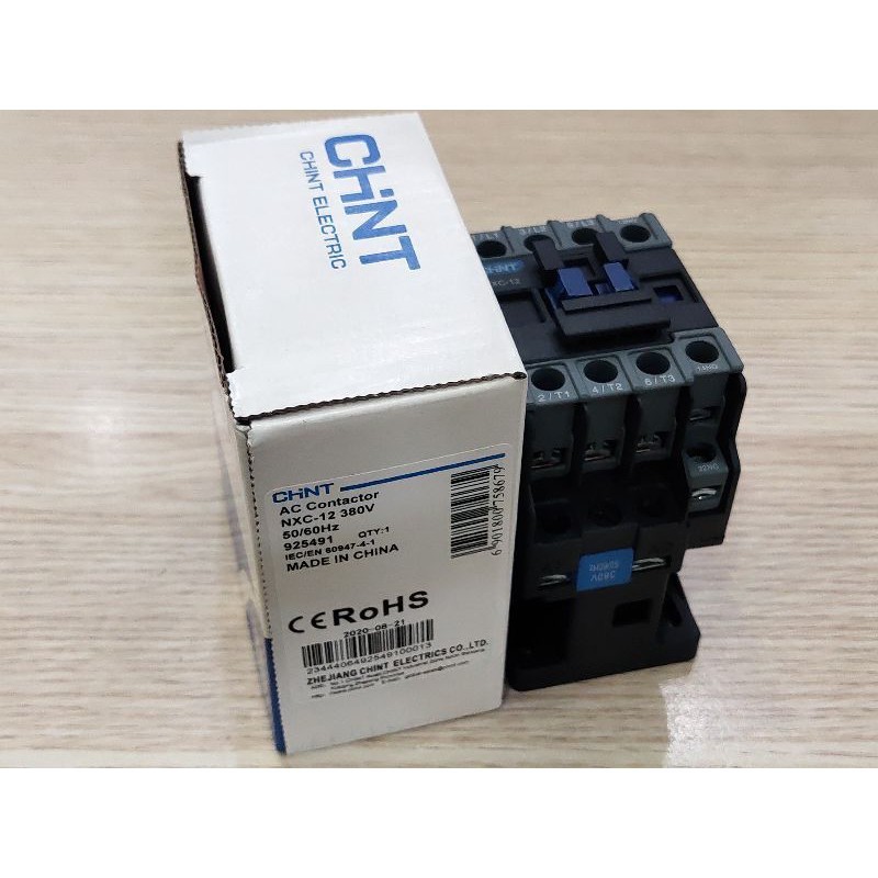 Chint Starts from Chint contactor NXC-12 12A - 220V/ 380V (genuine ...