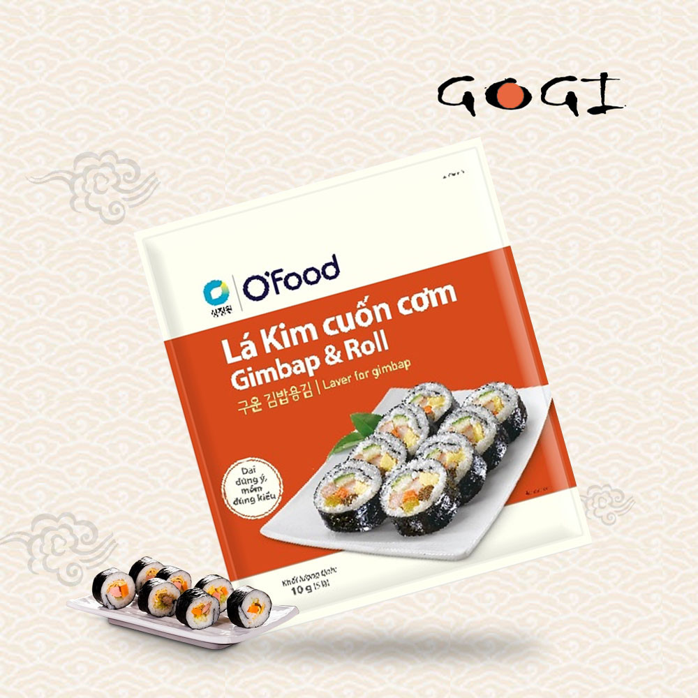 O'food Korean seaweed/needle rice roll 10g, used for kimbap and ...