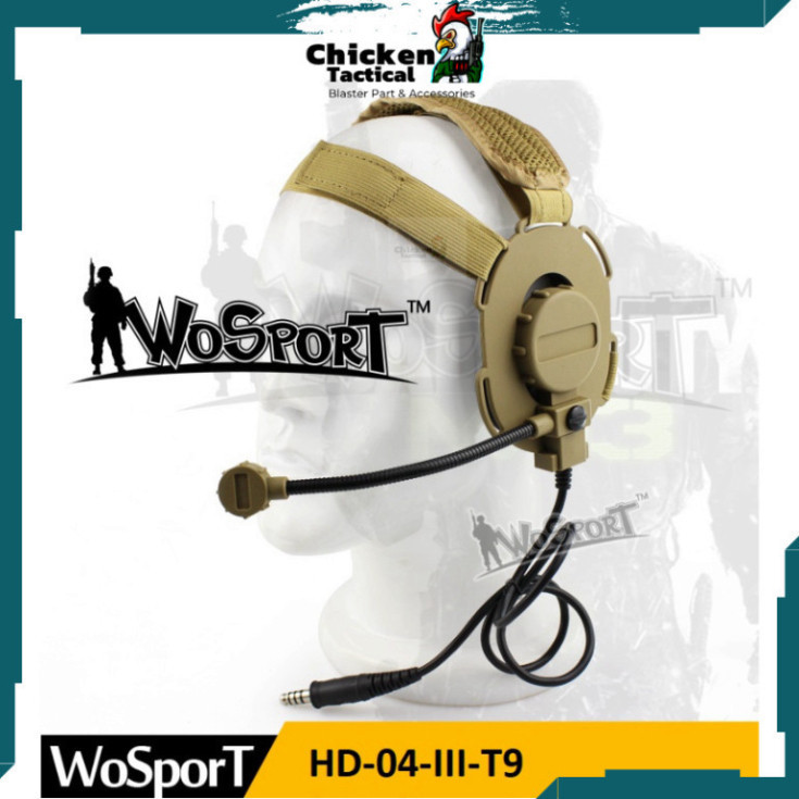 One-sided outdoor tactical headset (no features) | Shopee Malaysia