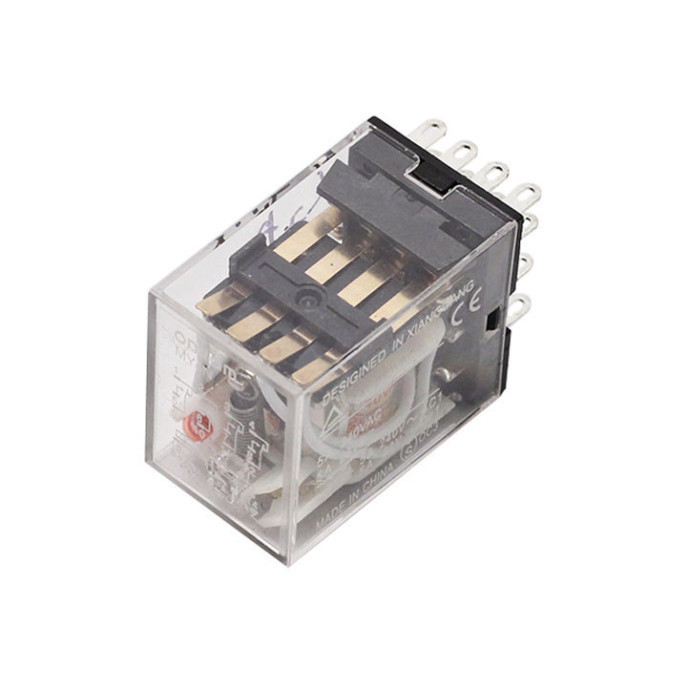 Anasa Home Relay Omron MY4N 220V-5A 14P Relay Omron 14 Pin 220V 5A ...