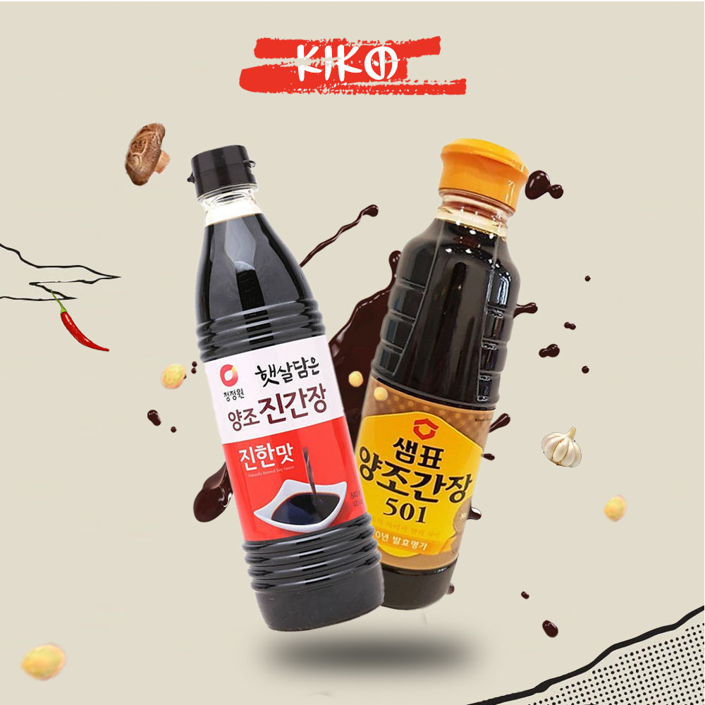 Sempio/daesang Korean Soy Sauce Bottle 500ml - Traditional Korean ...