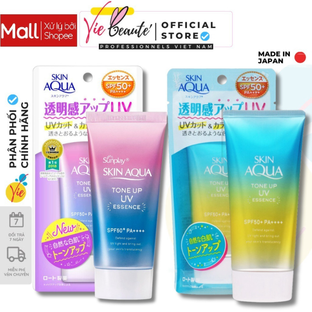 Skin Aqua Tone Up UV Sunscreen SPF 50+ PA++++ Sunplay Japan 80g | Shopee Malaysia