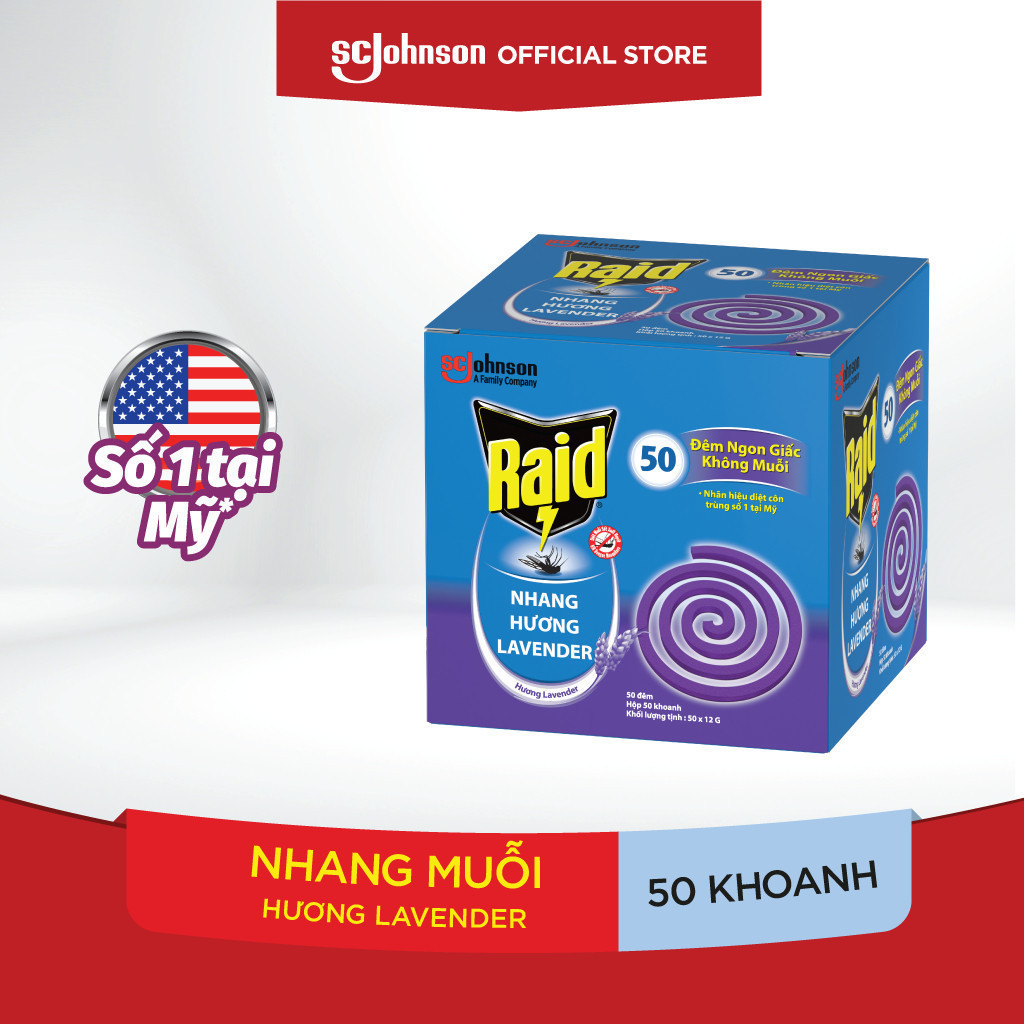 Raid Lavender Mosquito Repellent Incense - 50 pieces | Shopee Malaysia