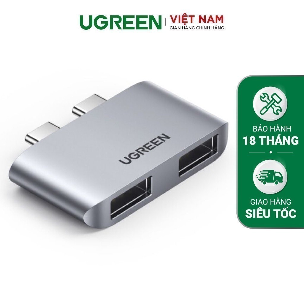UGREEN 10913 2-port USB type C to 2-port USB 3.1 adapter | Shopee Malaysia