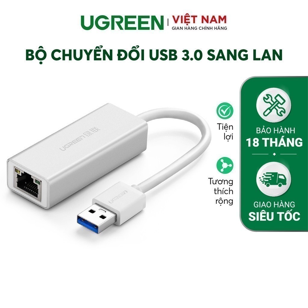Ugreen CR111 USB 3.0 to LAN 10/100/1000 Mbps Adapter | Shopee Malaysia