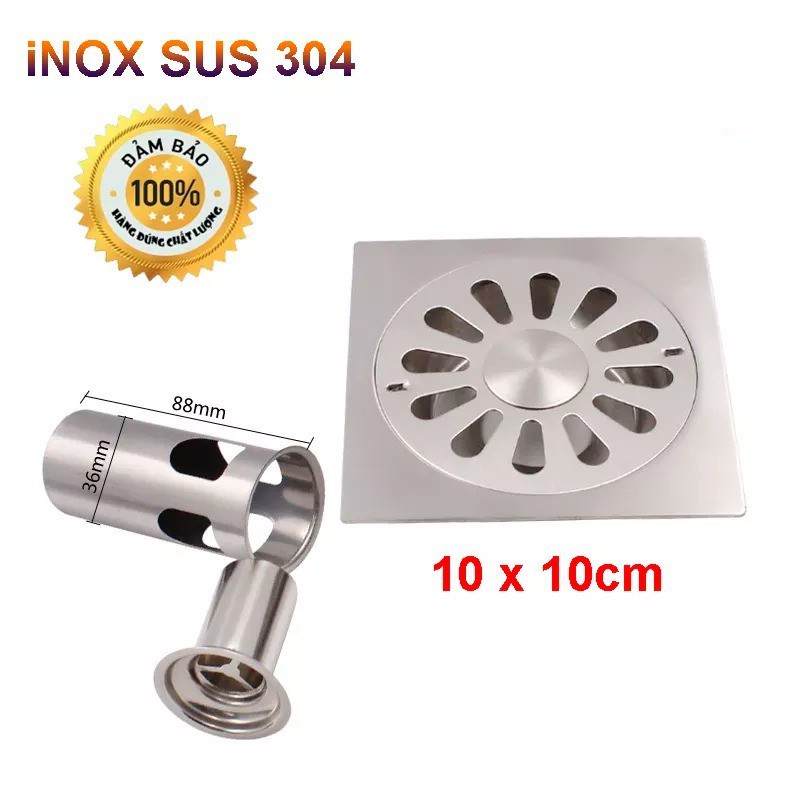Inox SUS 304 manhole cover Anti-odor, Insect 10x10cm square | Shopee ...