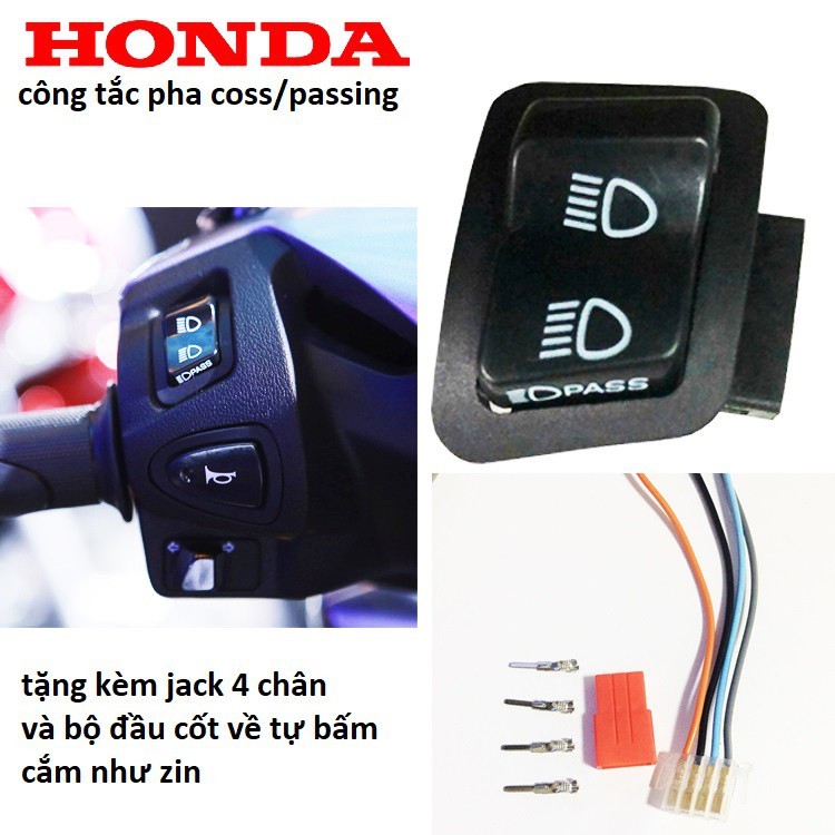 Passing switch, AirBlade headlight stone, Vision, Lead 125 HONDA ...