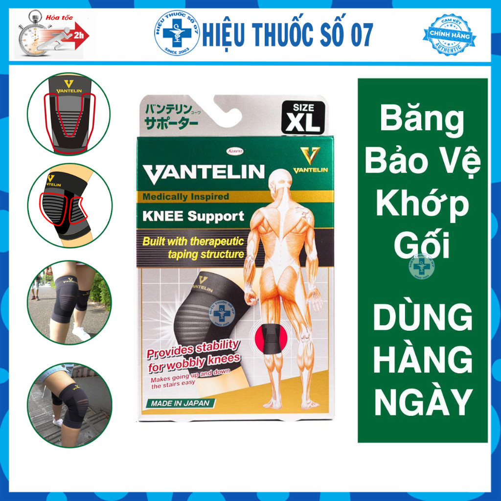 Vantelin Knee Support - Knee protector Size M / L / XL - Made in Japan ...