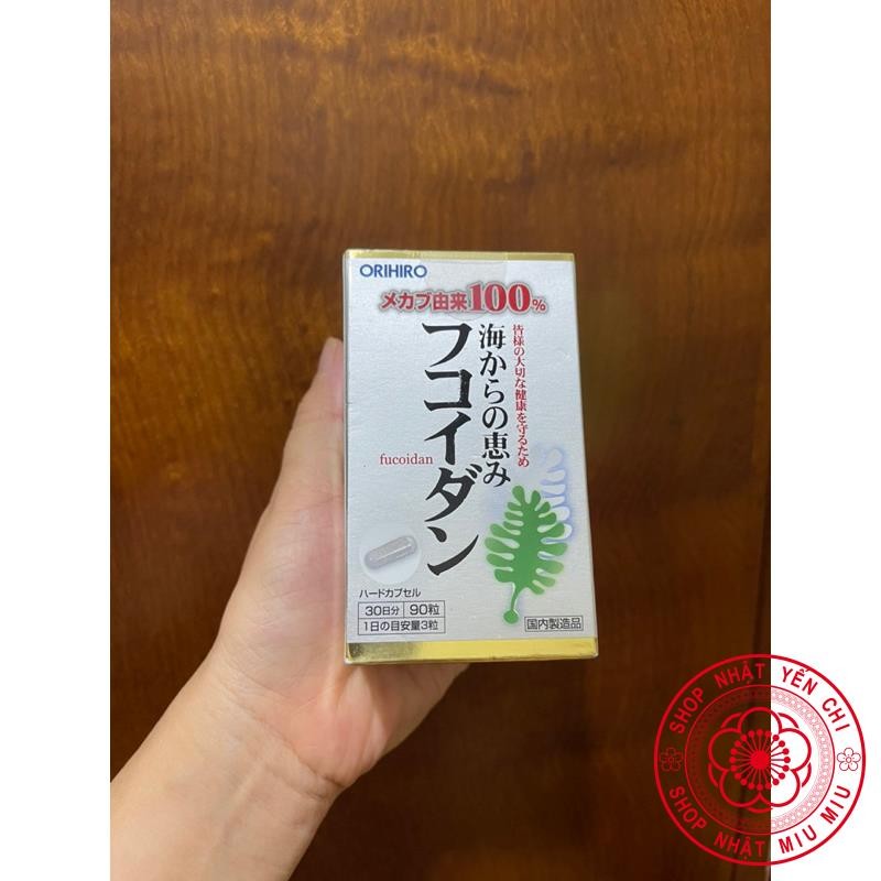 Japanese Fucoidan Orihiro Brown Algae 90 Tablets, New Model | Shopee ...