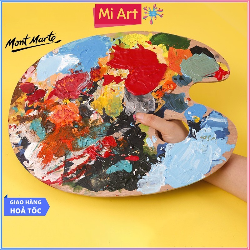 [Ho Chi Minh City Express] Wooden Color Palette 30x38cm Mont Marte Wood ...