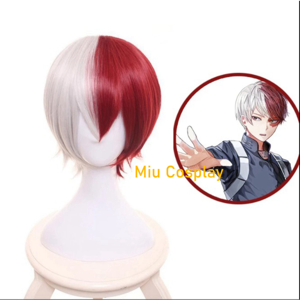 Flower mesh Wig [Available] Shoto Todoroki Wig/Wig - Hero Academy: Boku ...