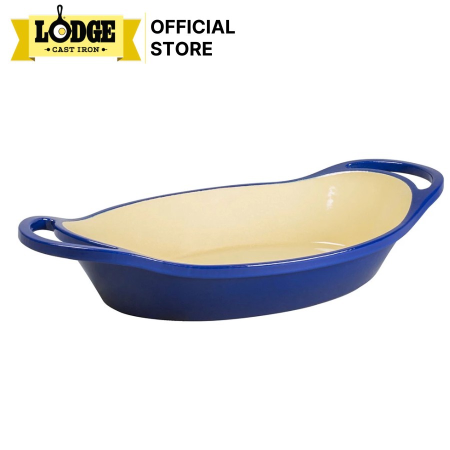 Lodge - Indigo enamel coated cast iron tray - 1.8L | Shopee Malaysia