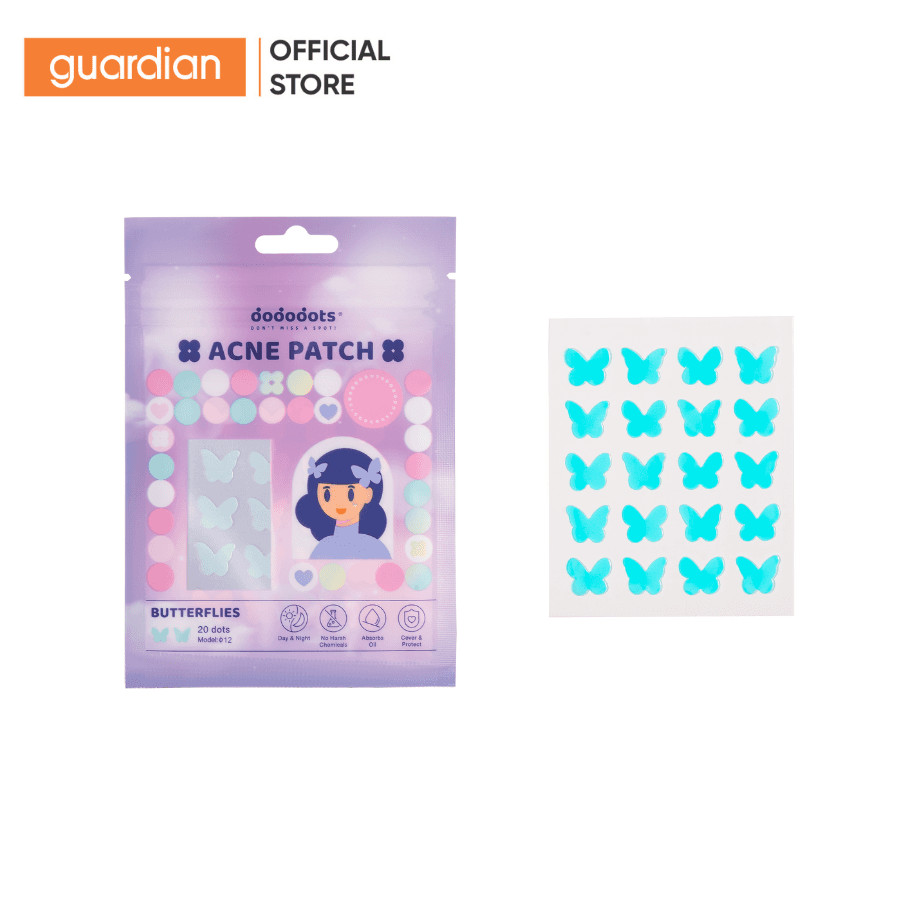 Dodots Acne Patch Buterflies Butterfly Wings Pattern 20 Pcs | Shopee ...