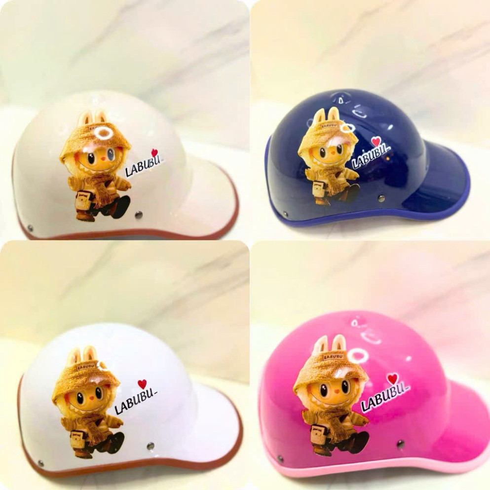 ️ Labubu ️ Women's helmet with labubu print | Shopee Malaysia