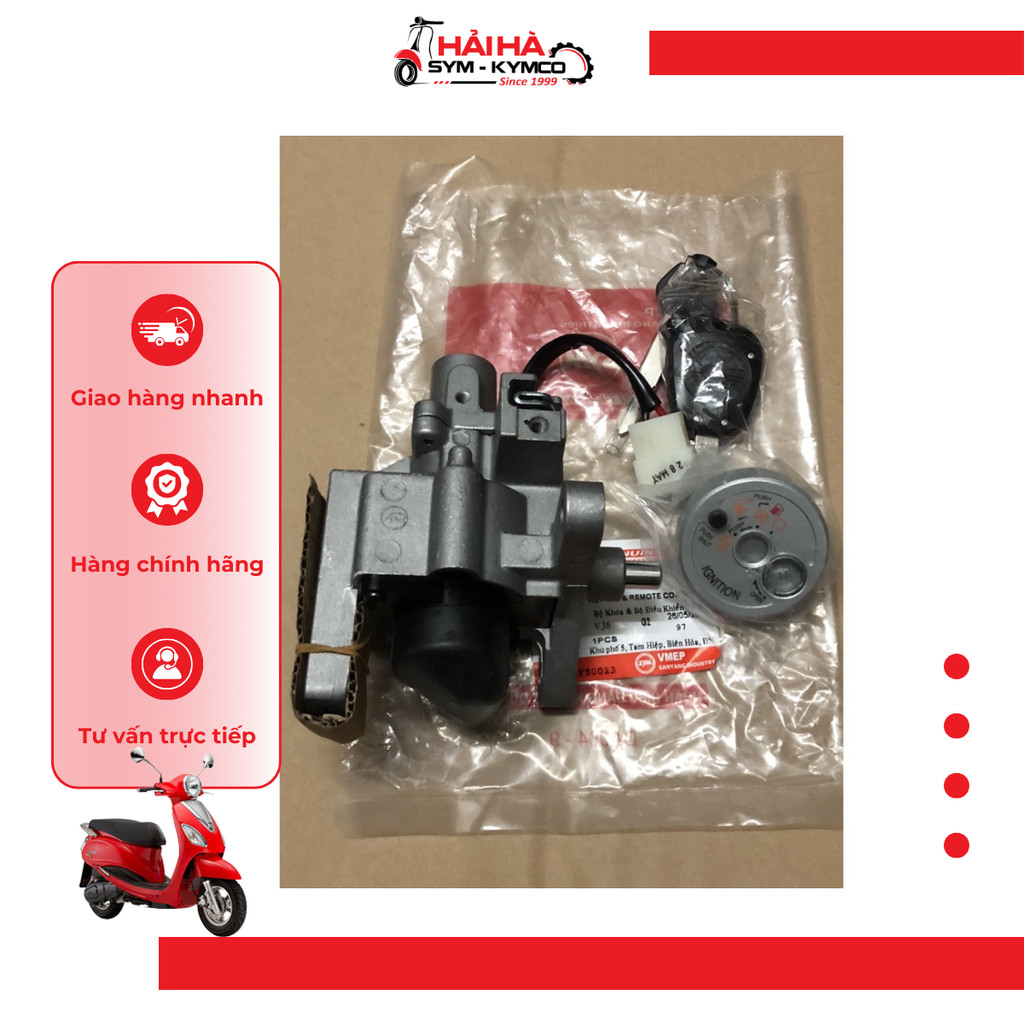 Venus car lock/lock and switch set code VJ6 [Genuine SYM] | Shopee Malaysia