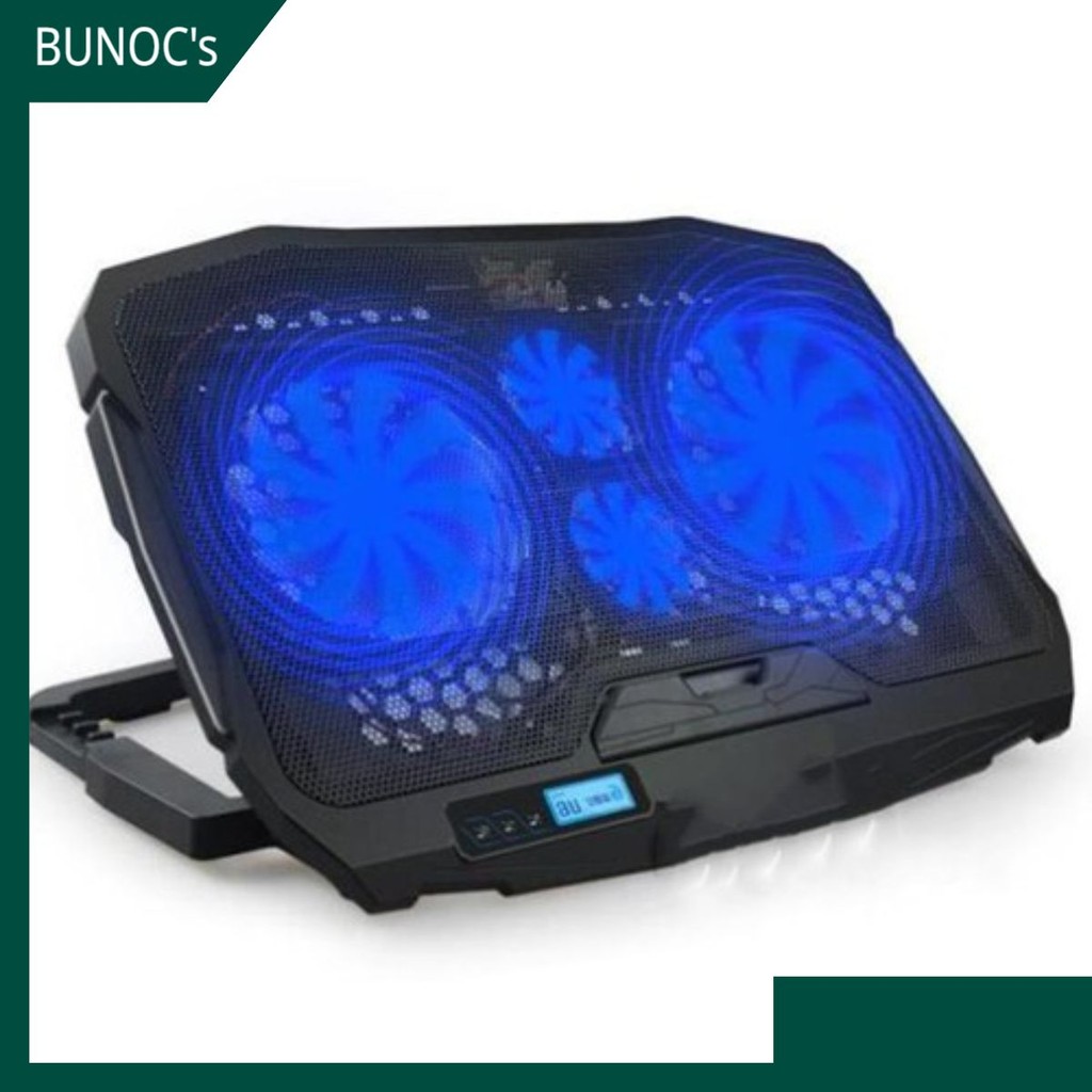 100% new BUNOC's 1-fan, 2-fan, 5-fan heatsink - with Led light N99 N66 ...