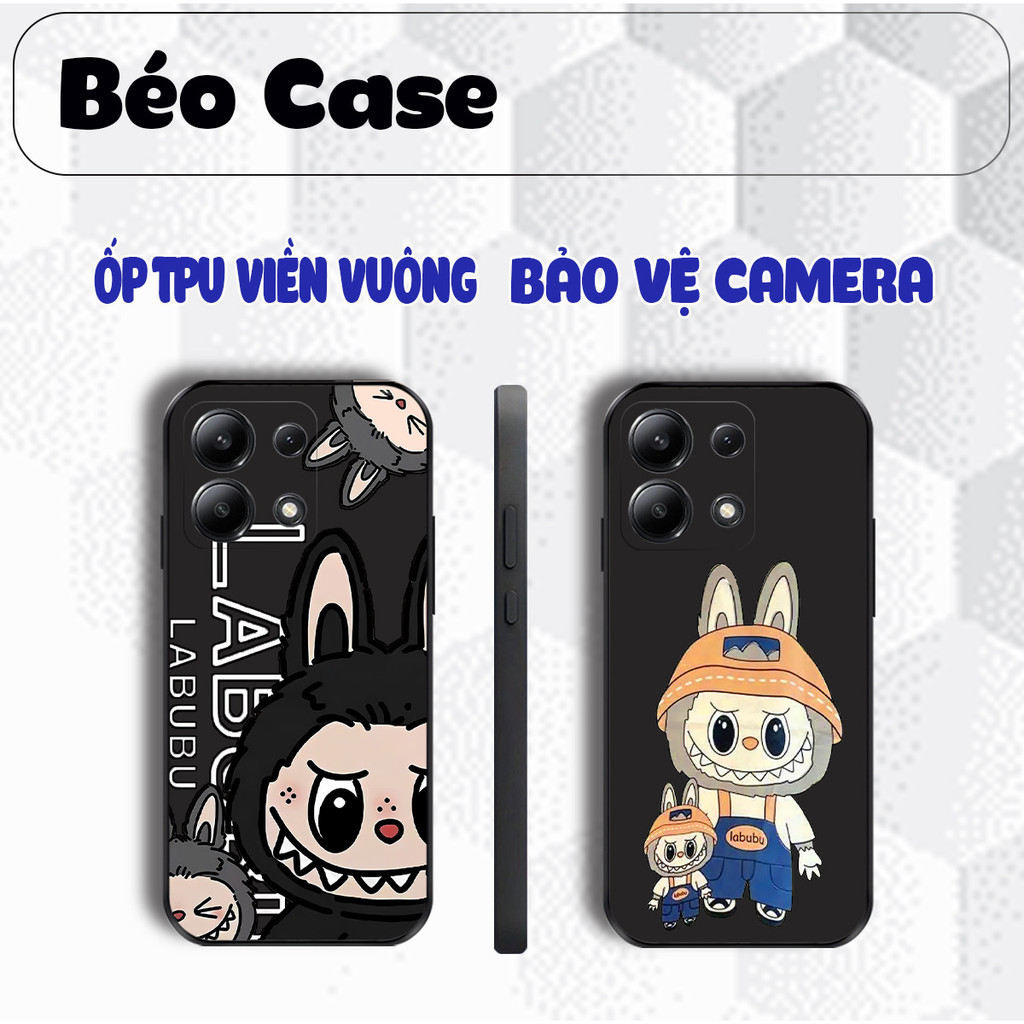 Xiaomi Redmi Note 13, Redmi Note 13 Pro case in LaBubu pop mart cute ...