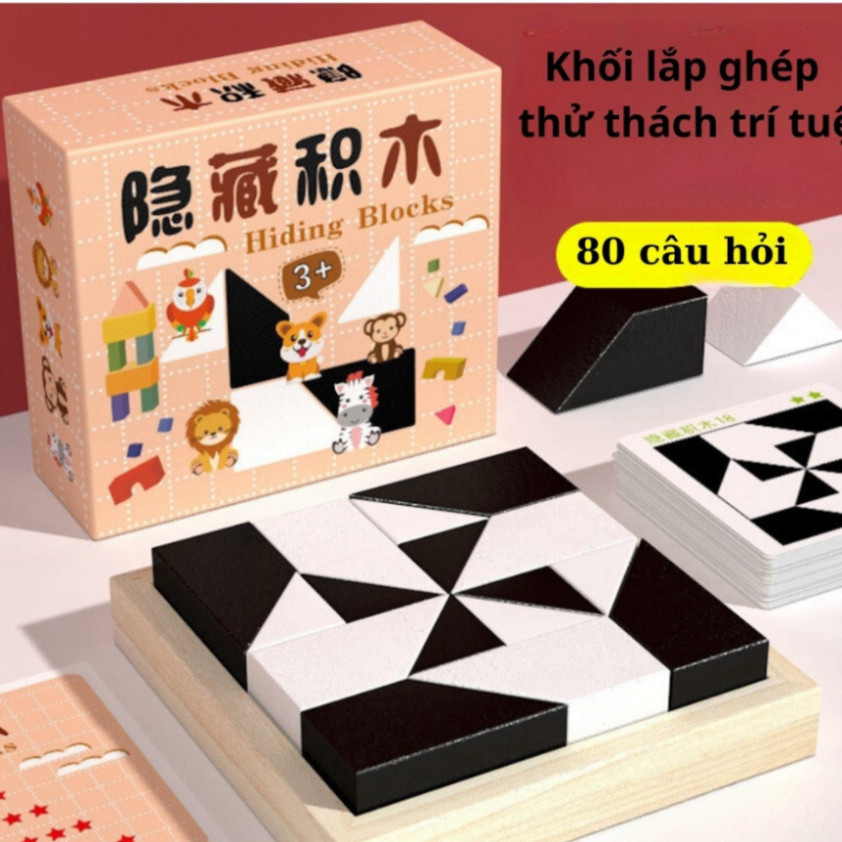 New Hiding Blocks puzzle set helps children improve thinking and logic ...