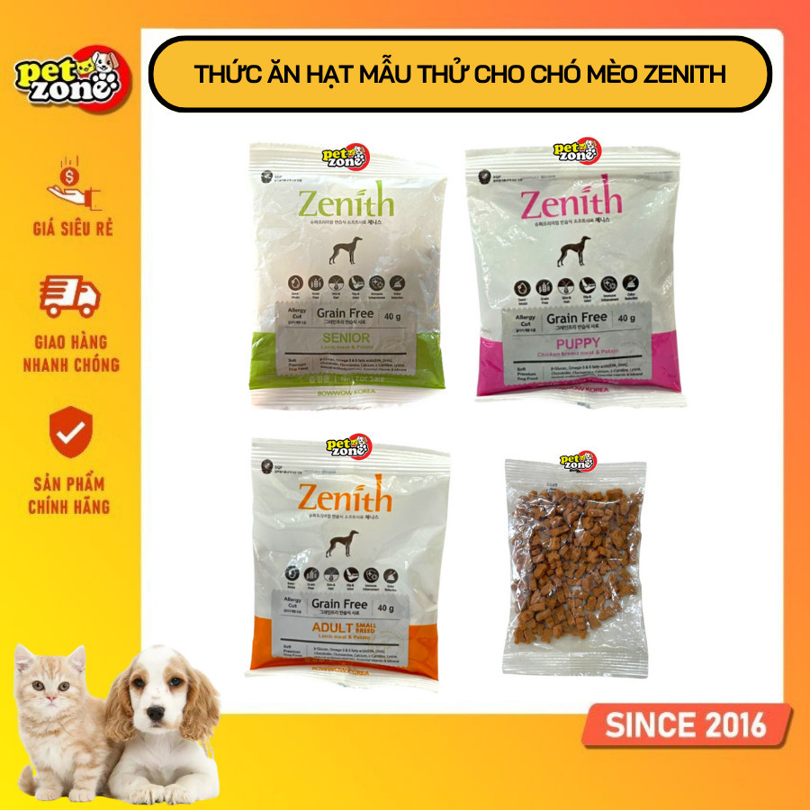 Zenith puppy trial small package dog and cat food - zenith adult ...