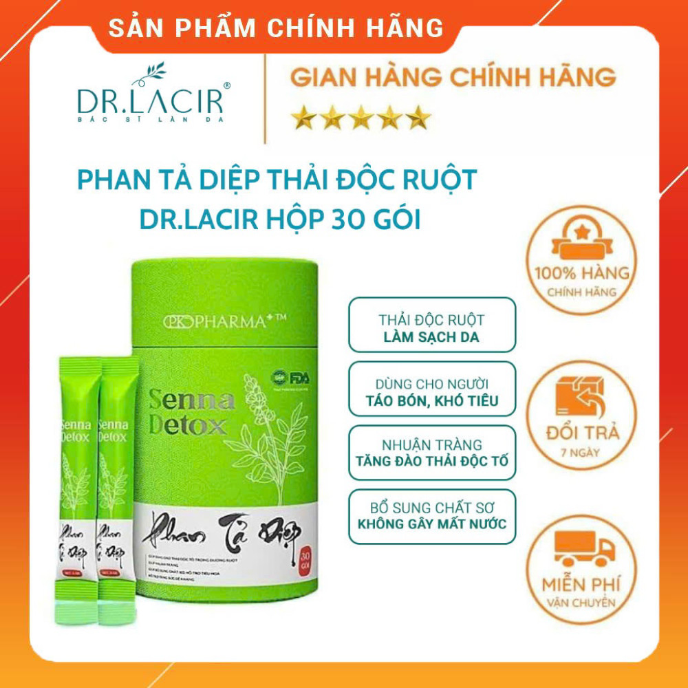 Senna Detox Dr.Lacir intestinal Detox powder box of 30 packs helps ...