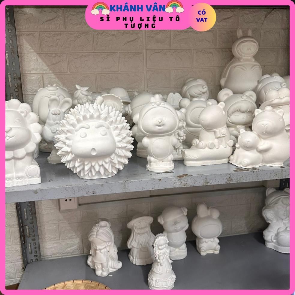 Plaster coloring statue for children 15-24 cm NO COLORS INCLUDED ...