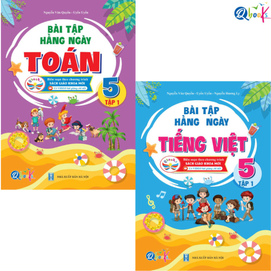 Book - Daily Exercise Combo Math and Vietnamese Grade 5 - Volume 1 ...