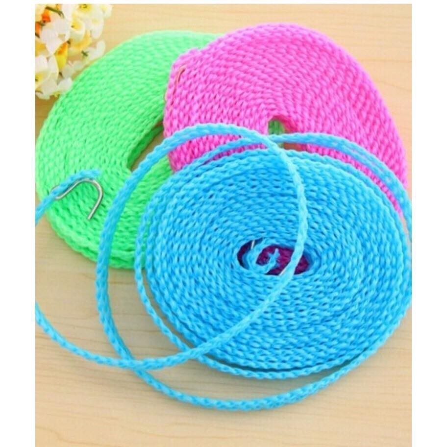 B058_plastic clothesline with smart holes 4.5m long without bag - Multi ...
