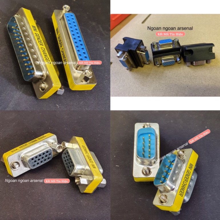 Imported 9-pin, 15-pin, 25-pin male-female DB connector (com connection ...