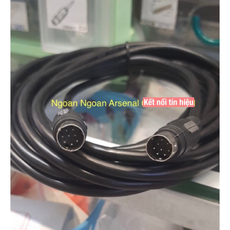 8-pin Mini DIN wire for 8-pin MD8 male PLC cable for RS422 port PLC ...