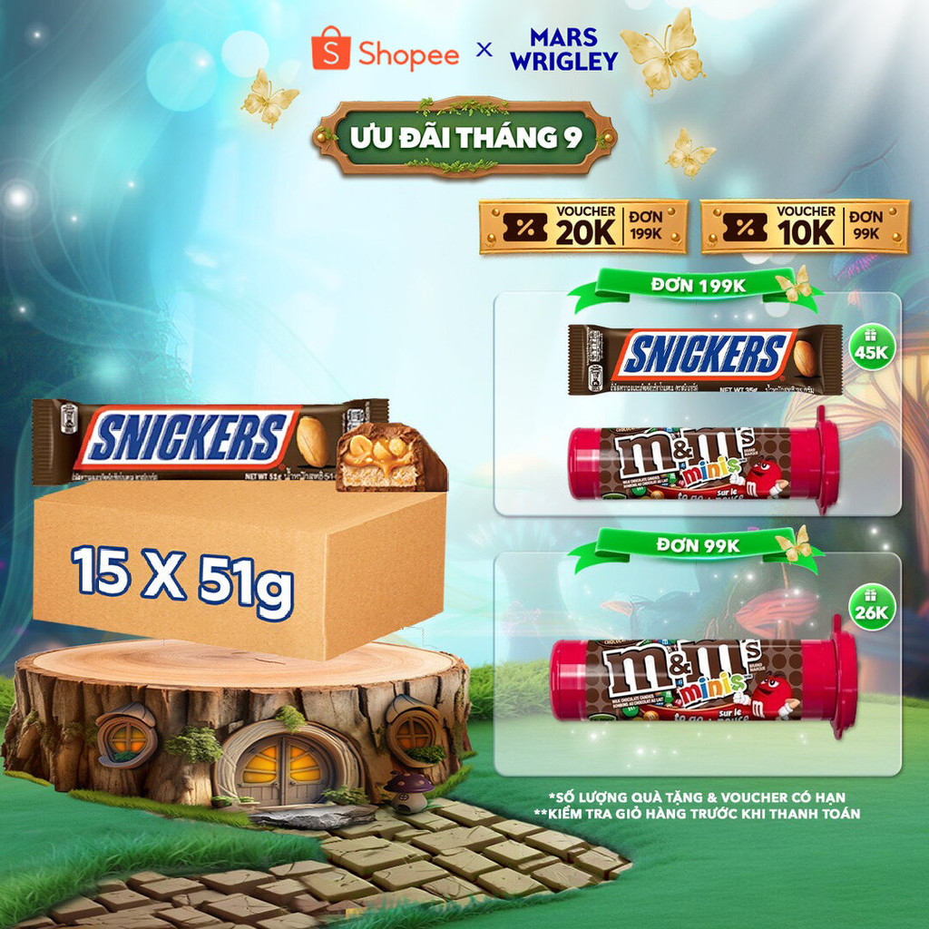 Combo of 15 Snickers Chocolate candy bars 51g | Shopee Malaysia