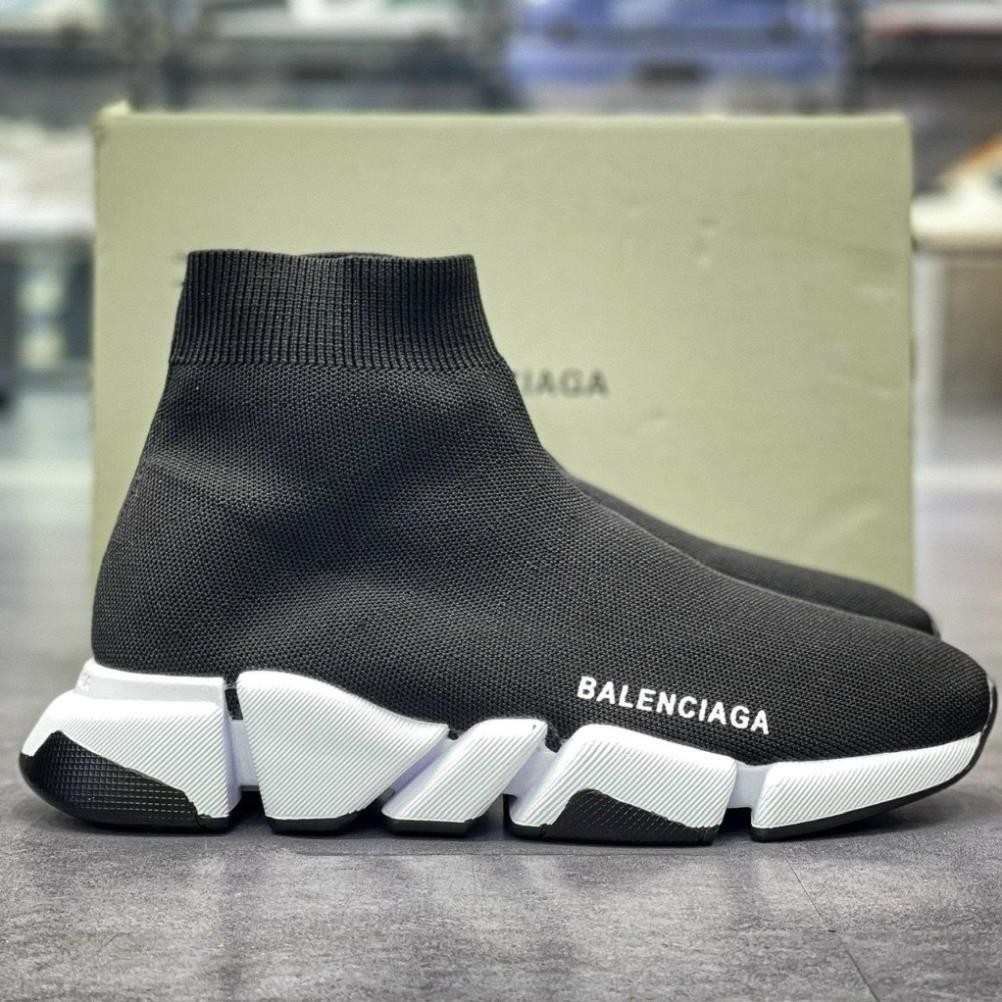 Speed shoes black with elastic split sole full box | Shopee Malaysia