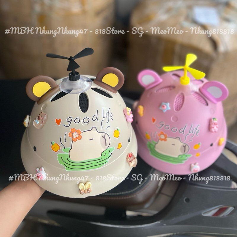 [NEW Model] Labubu CabyBara Loopy rounded helmet for children from 2 to ...