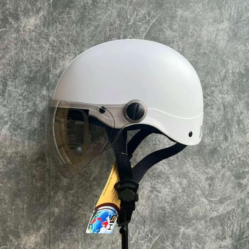 [Real Photo] Genuine HP Helmet HP02K Half Head Helmet with Goggles ...