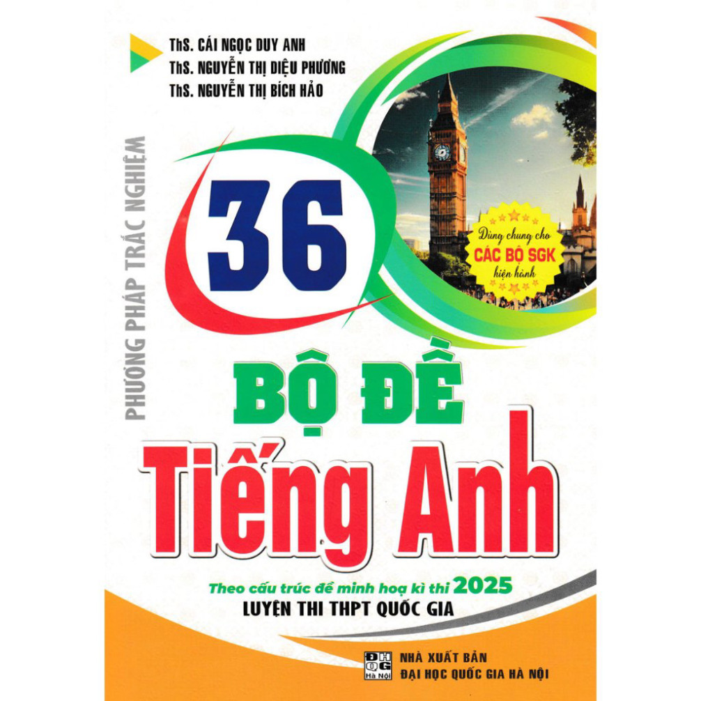Book of 36 English Test Sets According to Illustrated Test Structure ...