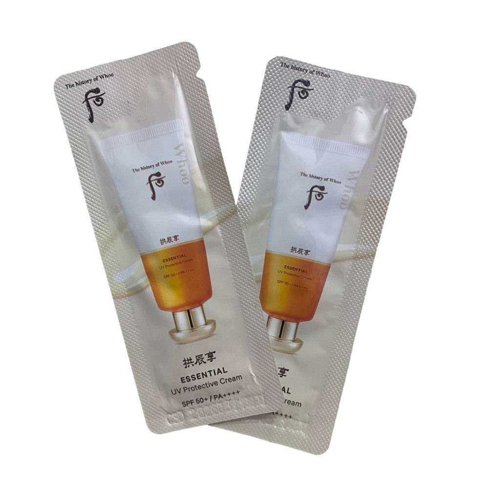 [Combo Of 50 packs = 50ml] Whoo Oriental Medicine sunscreen moisturizes ...
