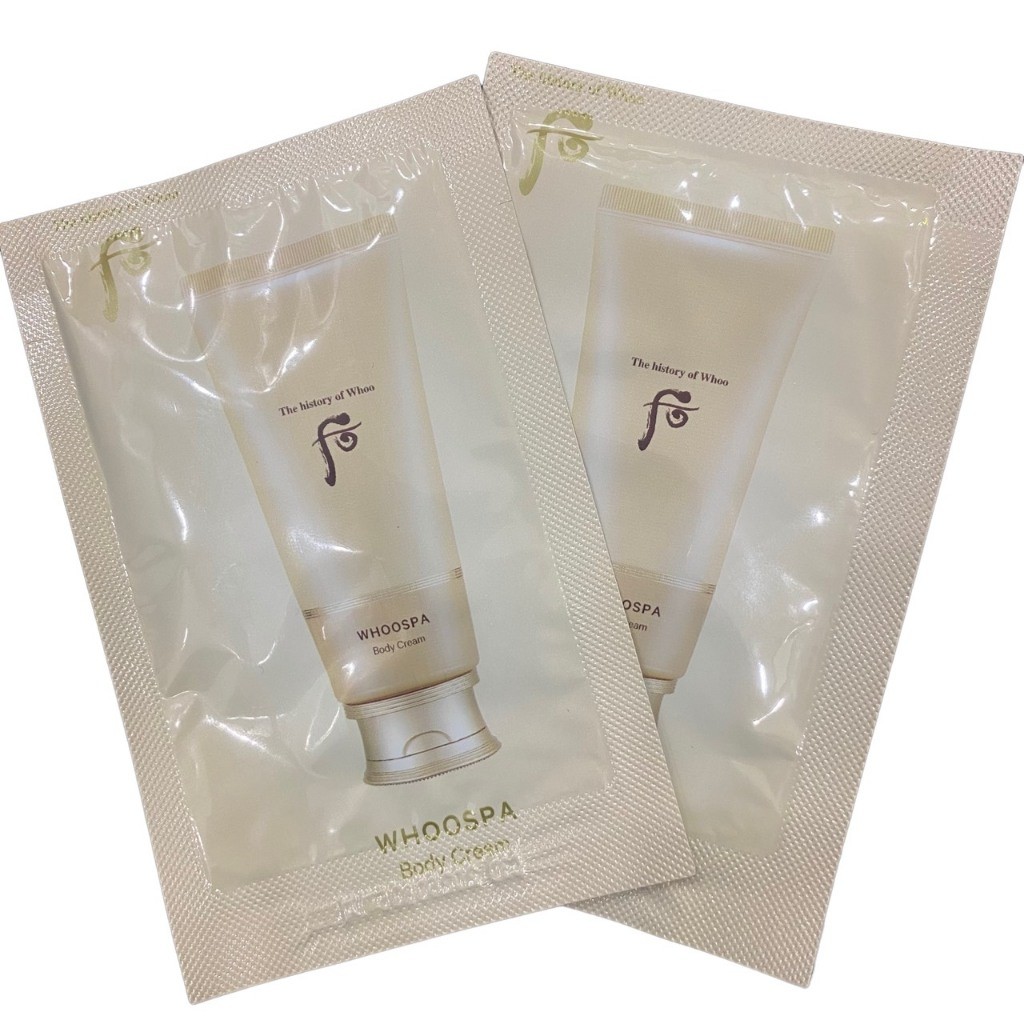 [8ml pack] The History Of Whoo Spa Body Cream 8ml | Shopee Malaysia