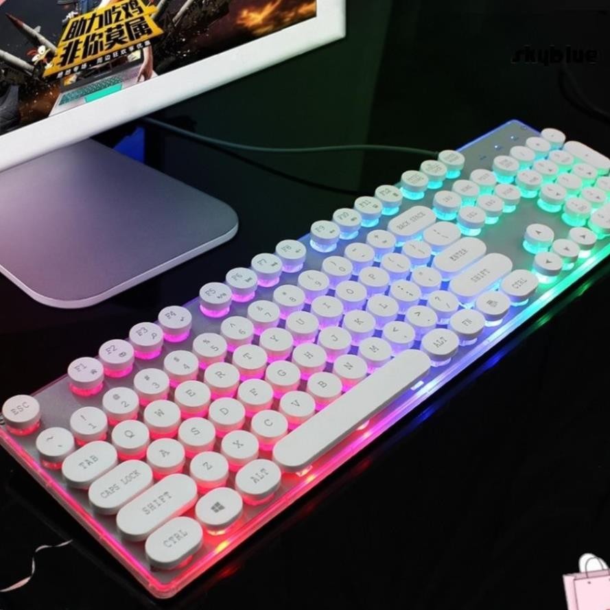 Hp gaming mechanical keyboard with 7-color led lights and multi-mode ...