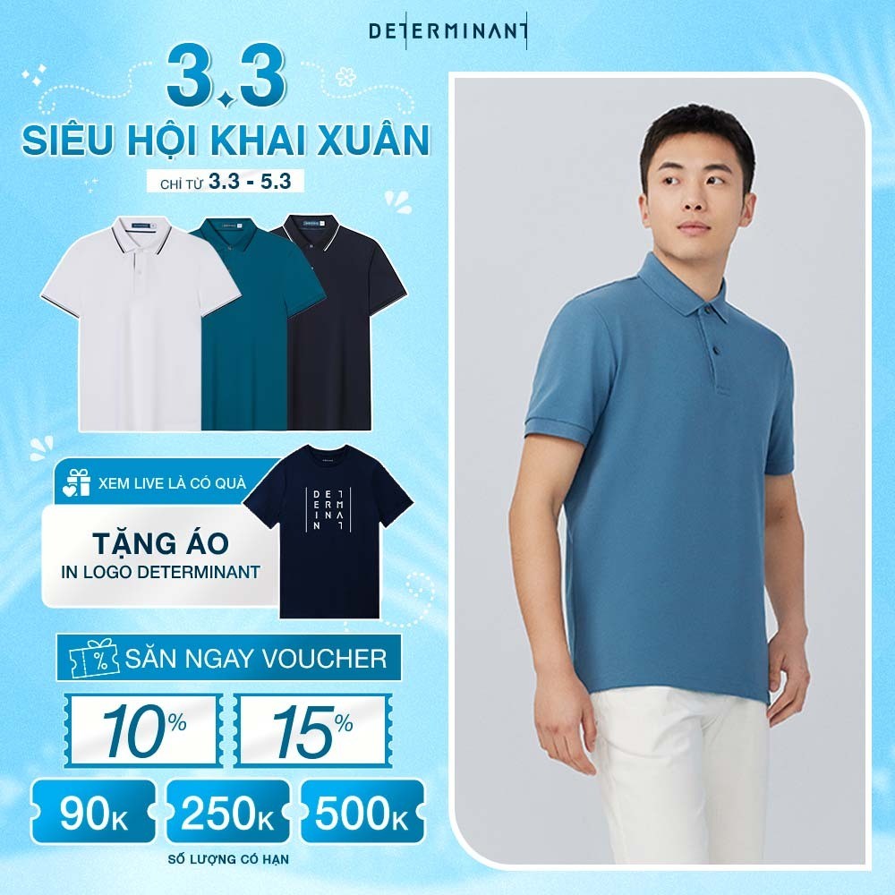 Determinant men's polo shirt - Visdry premium Cotton, maximum water ...