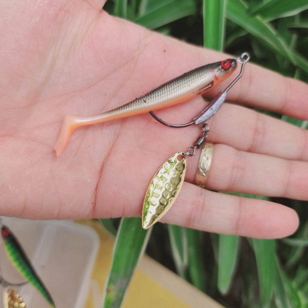 Small Size NFF Soft Lure Combo with Tongue - Super Sensitive Snakehead ...