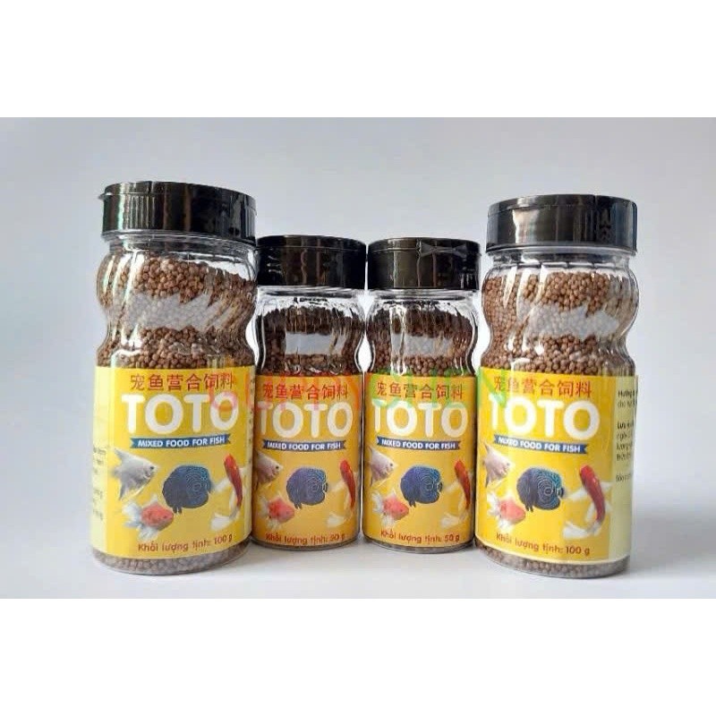 Toto Aquarium Fish Food - For All Types of Guppy, Betta, Tank, | Shopee ...