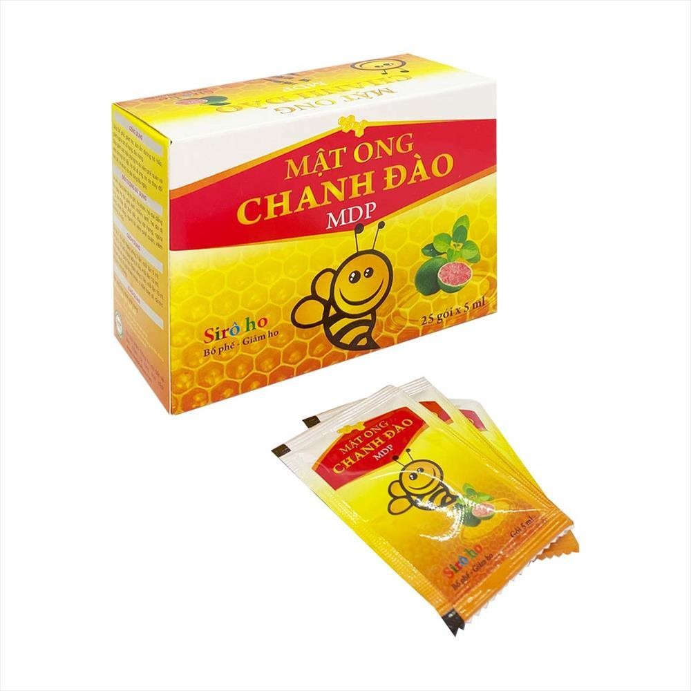 Peach Lemon Honey Syrup Box of 25 packs - Helps nourish the lungs ...
