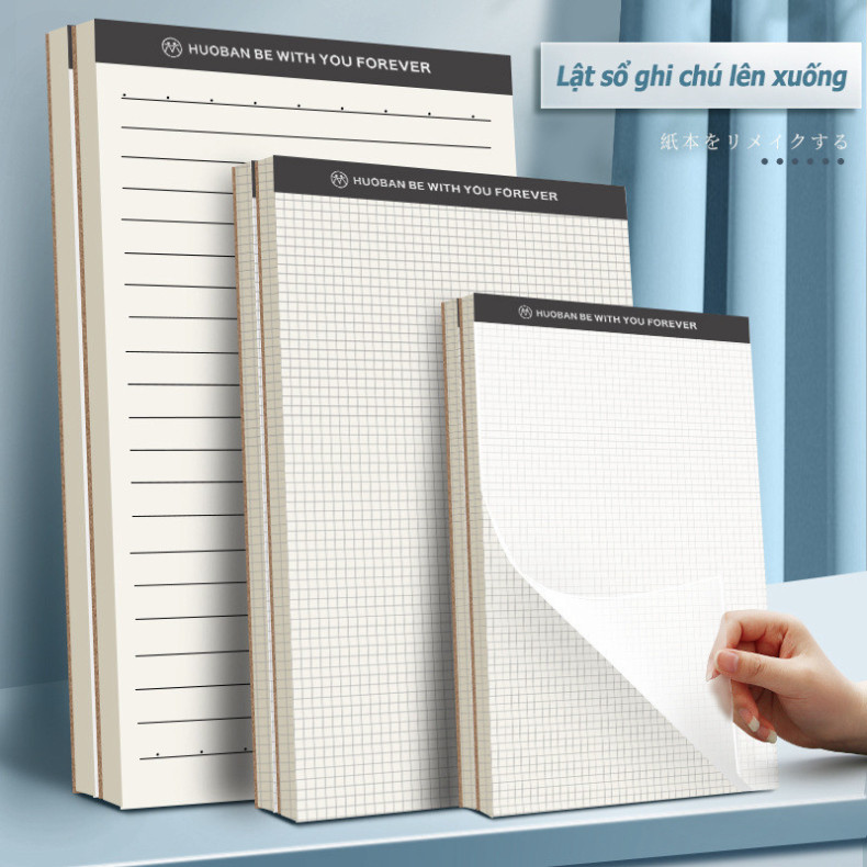 Tear-off Vertical Notebook with PVC Cover A6/A5/B4 140 Pages Vertical ...