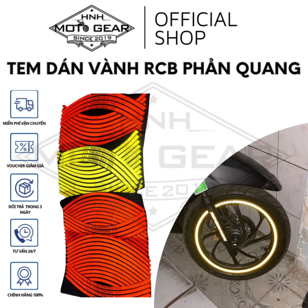 Genuine RCB Reflective Rim Sticker (Decal) | Shopee Malaysia