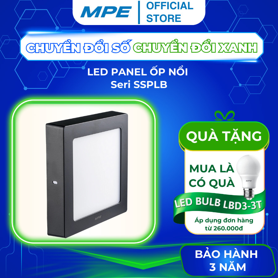 Square MPE Floating Led Panel Light, black SSPLB, Square Led Panel ...