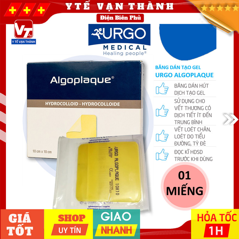 Hydrocolloid Tape | Urgo Algoplaque Anti-Ulcer Patch 10x10cm -VT1051 ...