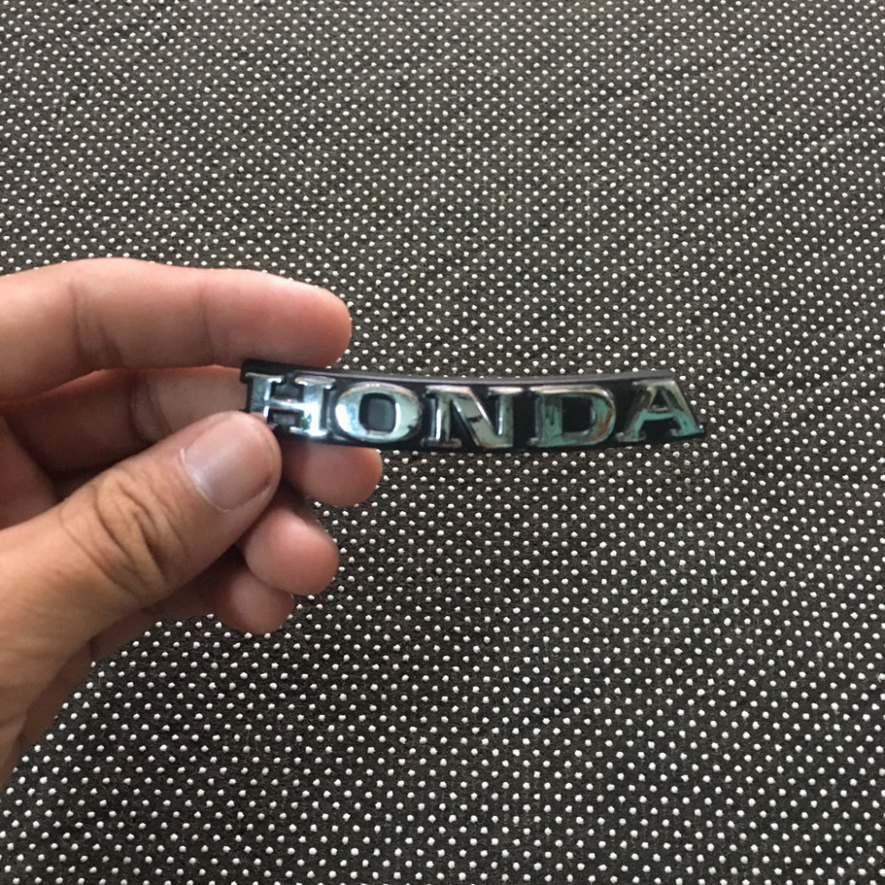 CURVED HONDA LETTER STICKER for car tail lights of WAVE, DREAM models ...