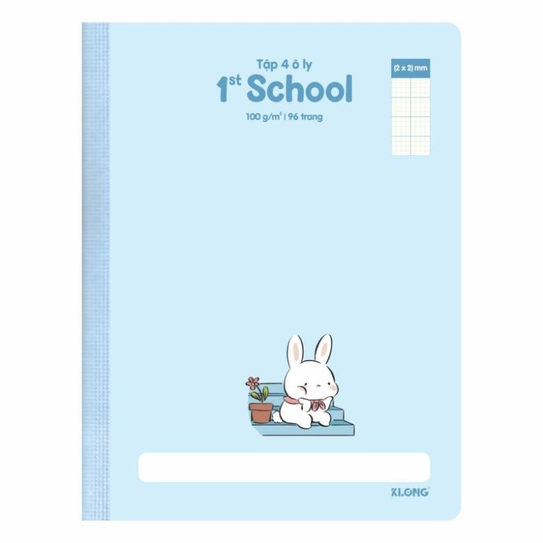 Southern student notebook 4 squares (2x2)mm sewn and glued at the spine ...