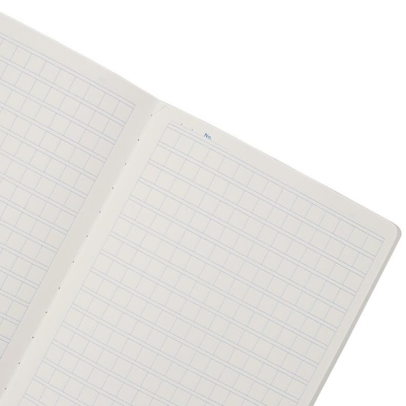 Caro notebook (10x10)mm sewn and glued at the spine to practice writing ...