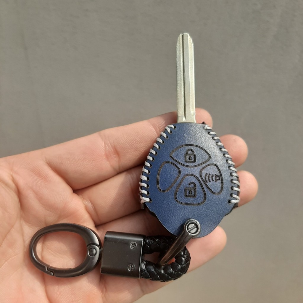 Toyota VIOS car key case version G, YARIS 100% genuine leather | Shopee ...
